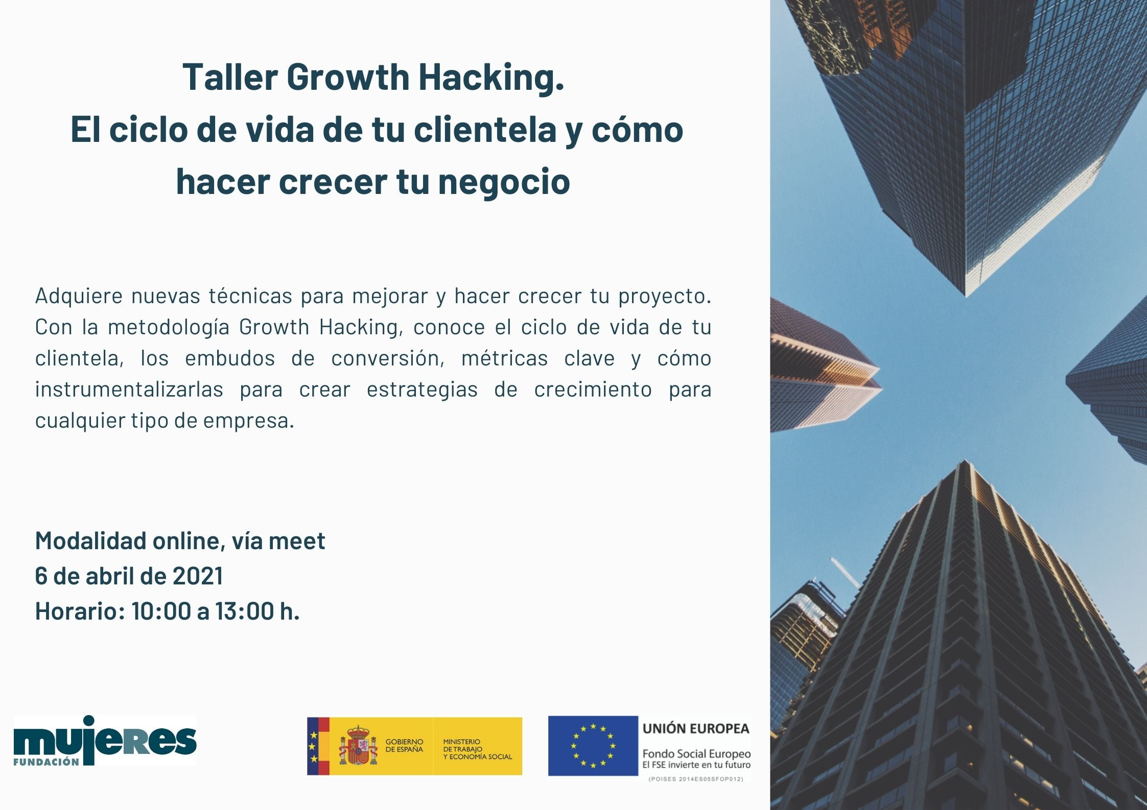 Taller Growth Hacking “el Ciclo De Vida De Tu Clientela Y Cómo Hacer Crecer Tu Negocio