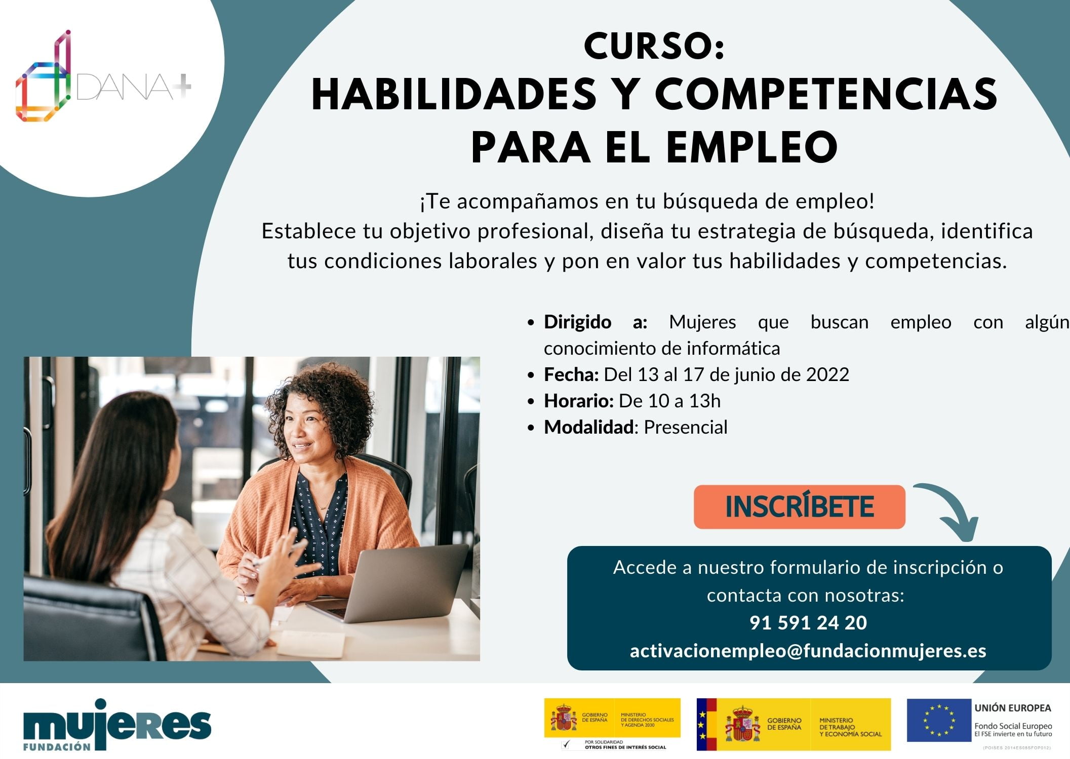 Curso: Habilidades y competencias para el empleo - Fundación Mujeres